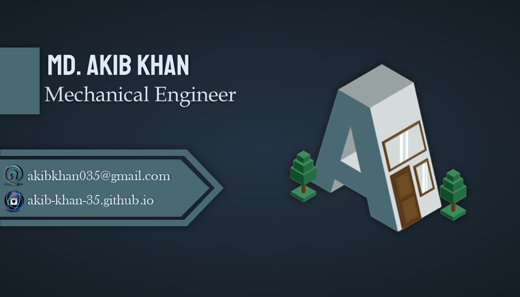 Akib Khan's Personal Website