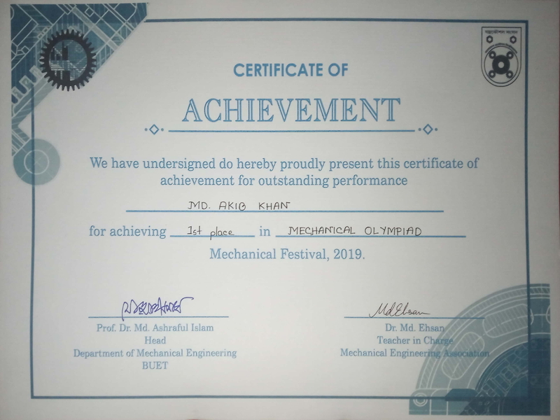 Akib Khan's Personal Website